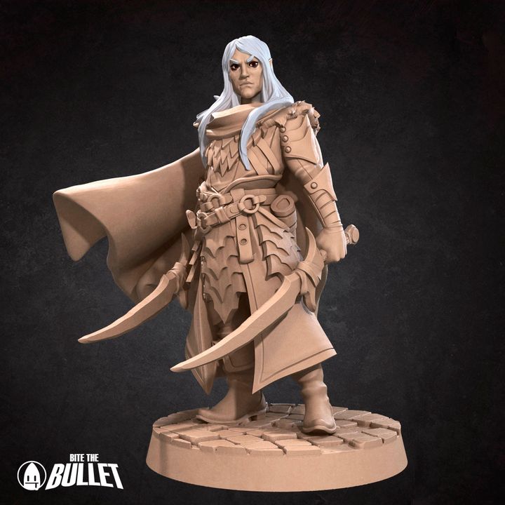 3D Printable Drow Ranger (+ Black Panther) by Bite the Bullet